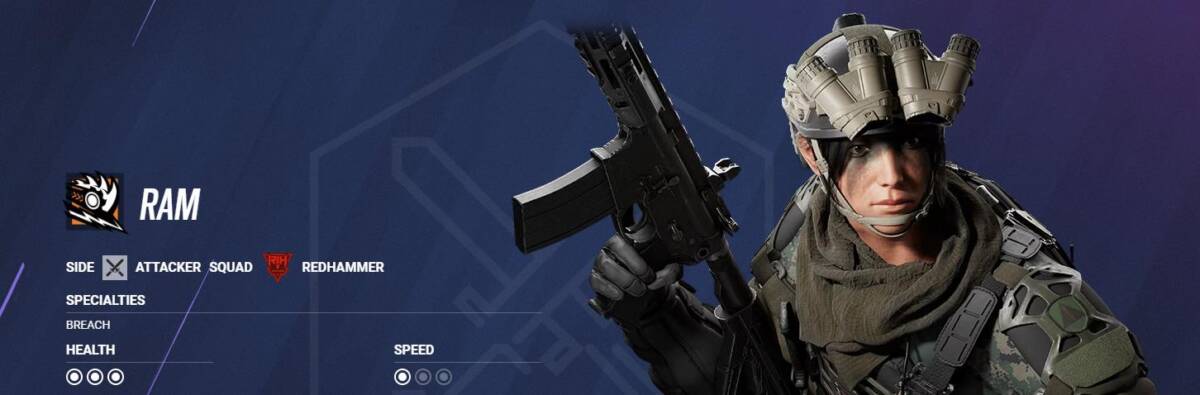 레인보우 식스 시즈, 한국 오퍼레이터 '람 (RAM)' 포지션 및 무기 | rereco